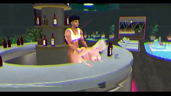 IMVU Primera noche de trabajo cómo bartender y primera noche dándole a un culito blanco
