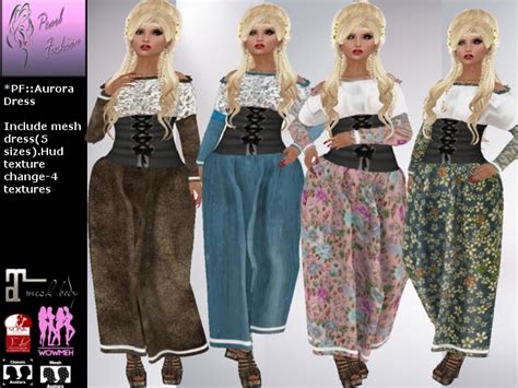 Second Life Marketplace Pfaurora Dress