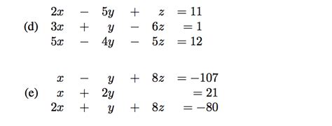 Solved Use The Gauss Jordan Method To Solve The Following Chegg Com