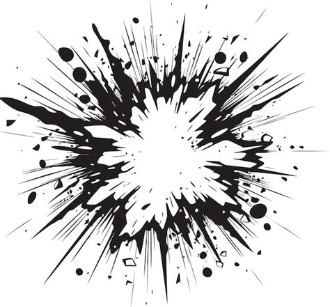 Premium Vector Vector Artistry Unveiled Comic Explosion Emblem