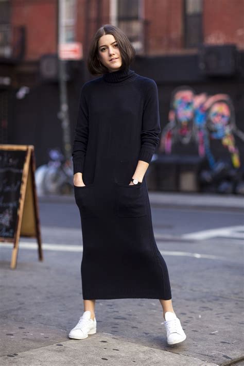 9 Ways To Wear A Sweaterdress The Easiest Solution To Your Wardrobes