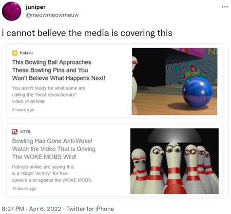 I Cannot Believe The Media Is Covering This NSFW Bowling Animations Know Your Meme