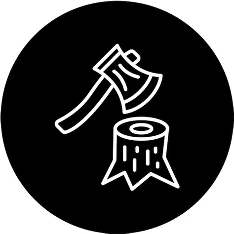 Premium Vector Deforestation Icon Style