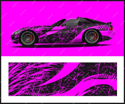 Premium Vector Car Wrap Design Vinyl Sticker Design Concept Or