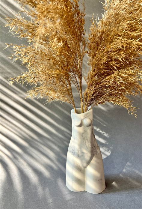 Abstract Female Body Vase For Dry Dried Flowers Nordic Minimalist