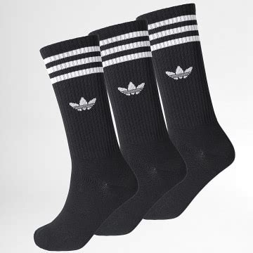 Adidas Originals Lot De 3 Paires De Chaussettes High Crew IL5015 Noir