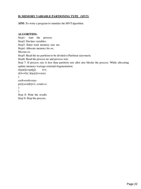 Operating Systems Lab R18 30 34 Pdf Computing Operating