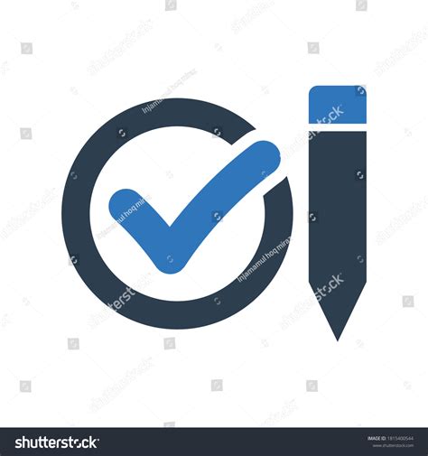 Check Mark Iconcheck Markapprove Vector Illustration Stock Vector Royalty Free