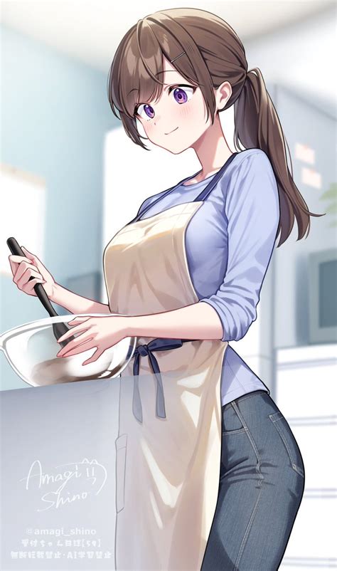 Amagi Shino Receptionist Girl Amagi Shino Original Commentary
