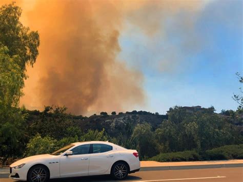 Crews Battle 200 Acre Brush Fire In Wood Canyon Evacuations Ordered In