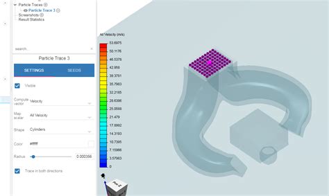 particle traces no traces from the seeds project support simscale