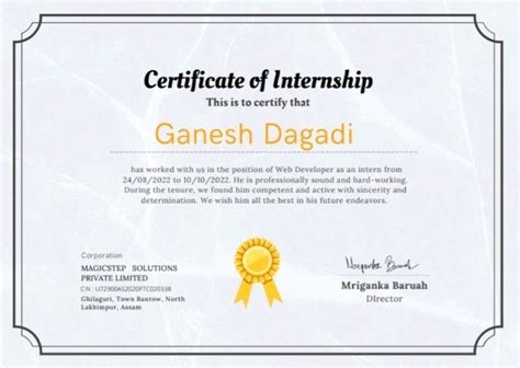 Ganesh Dagadi On Linkedin Internship Webdeveloper Nodejs