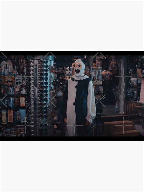 Art The Clown Wearing Sunflower Sunglasses Terrifier Premium Matte Poster
