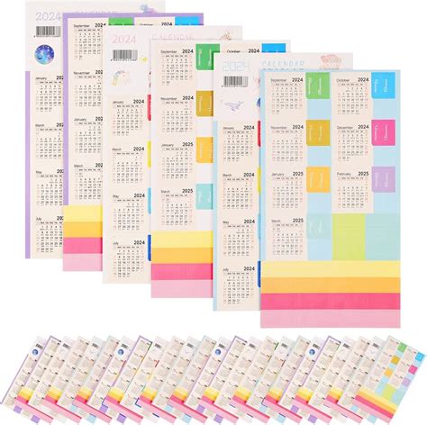 Monthly Calendar Stickers 2025 Ardis Britney