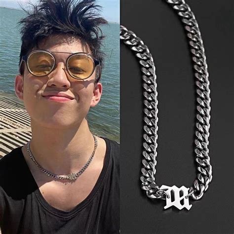 Dây Chuyền Inox Mặt Chữ M Phong Cách Hip Hop Thời Trang Shopee Việt Nam