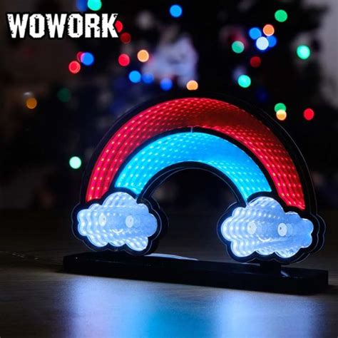 Infinity Mirror 3D Led Tunnel Christmas Lights