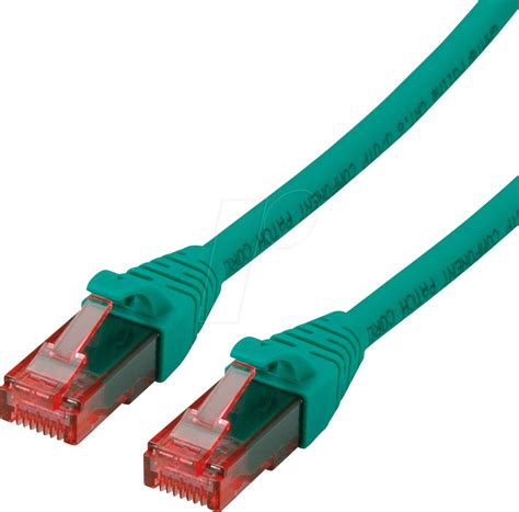 Roline 21152533 Patch Cable Cat 6 Utp Lsoh Green 3 M At Reichelt