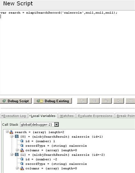 netsuite development notes dynamically get the sales roles using