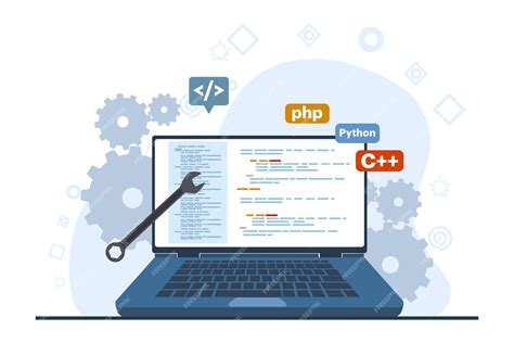 Premium Vector Vector Illustration About Web Development Or Programming Language Concept