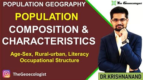 Population Composition And Characteristics Population Geography