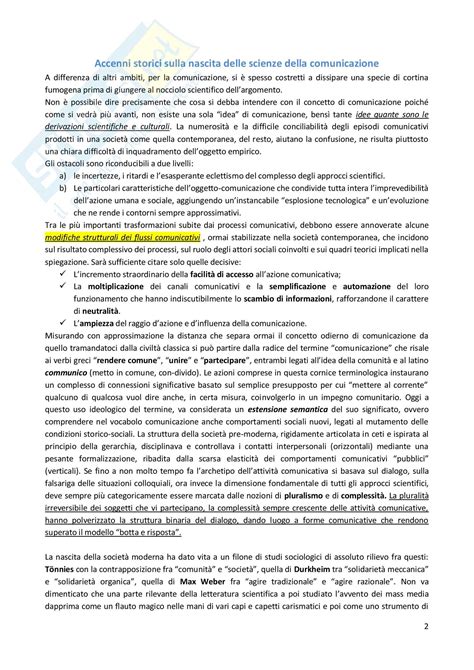 Lezioni Appunti Di Scienze Della Comunicazione