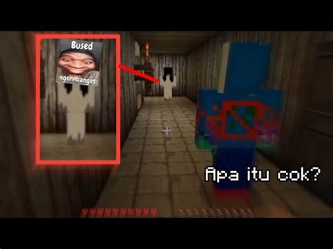 AKU KEMBALI DENGAN MEMAINKAN MAP HORROR DI MINECRAFT BERSAMA TEMEN GW