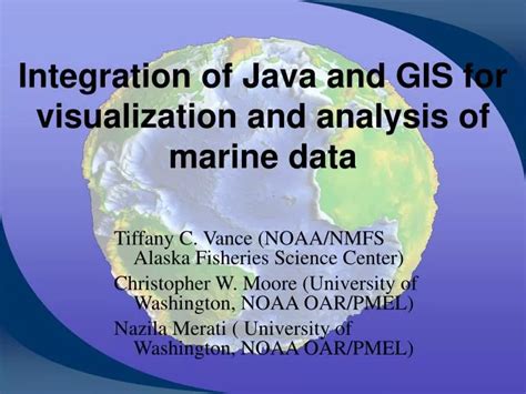 PPT Integration Of Java And GIS For Visualization And Analysis Of