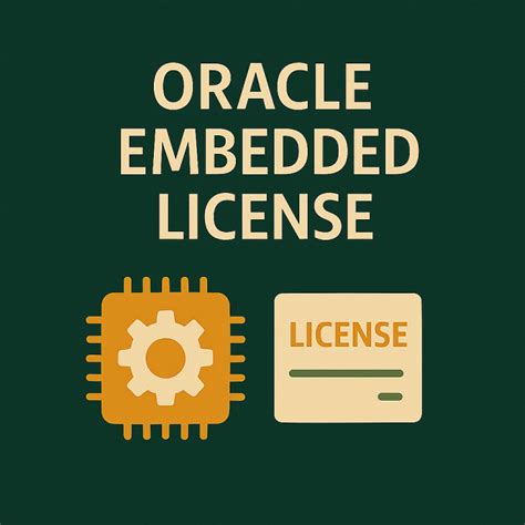 Oracle Embedded License