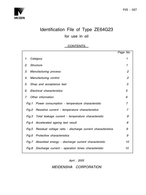 Aging Test On Zno Block Pdf Zinc Oxide Resistor