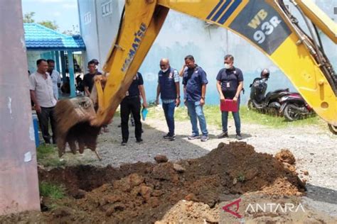 Polda Aceh Gali Pondasi Ruang Pinere RSUD Nagan Raya Terkait Dugaan Korupsi ANTARA News Aceh