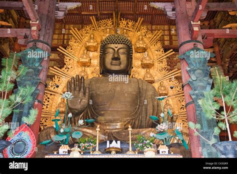 Asia Japan Honshu Nara Todaiji Temple Todaiji Buddha Buddhism