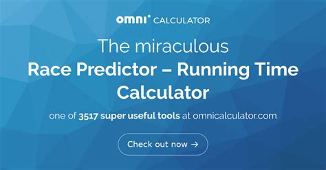 Race Predictor Running Time Calculator