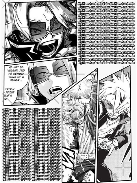 Denki Kaminari My Hero Academia Boku No Hero Academia Manga Panel Design Sticker Von Raiden