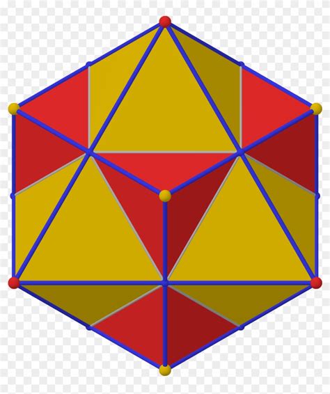 Polyhedron Pair 6 8 From Yellow Max Triangle Clipart 5747399 Pikpng