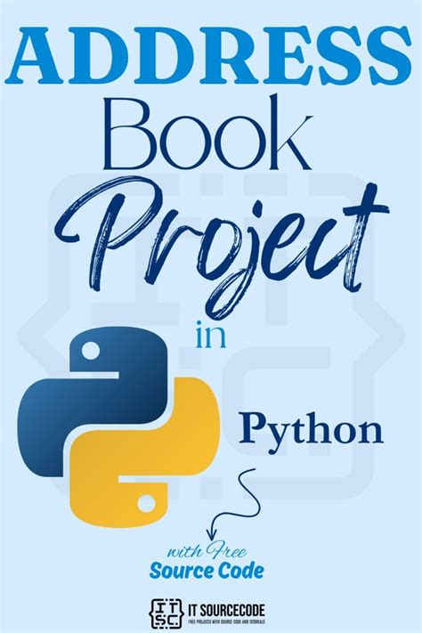 Address Book Project In Python With Source Code Book Projects Basic Computer Programming Python