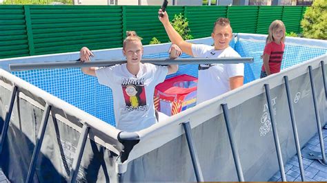 У НАС ТЕПЛО СТАВИМ БАССЕЙН НИКА ЛАЙФ Youtube