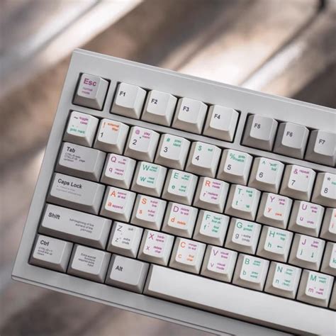 【keycap Only】retro Programmer Keycap 143 Keys Cherry Profile Pbt