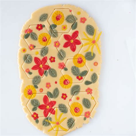 Garden Print Pattern Biscuit Kit Honeywell Bakes