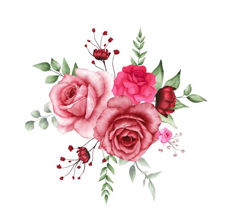 Marco De Ramo De Flores De Acuarela Png Flores De Acuarela Flor