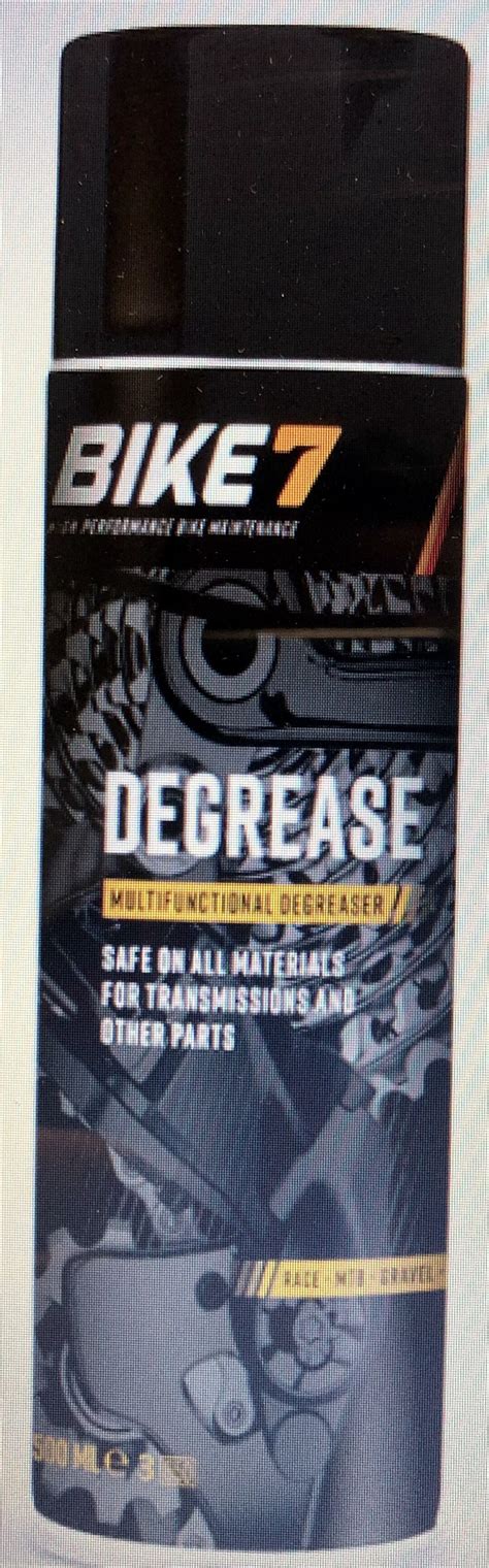 Bike7 Degrease Spray 500ml Marrey Bikes