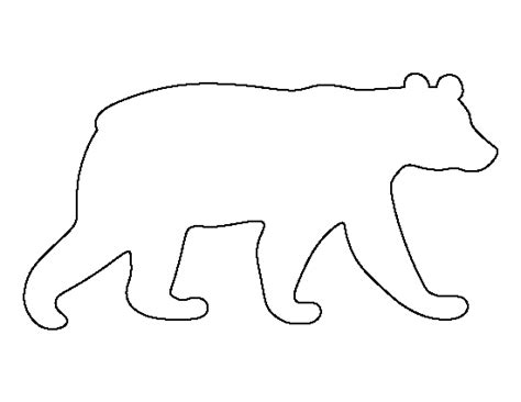 Bear Outline Printable Printable Word Searches