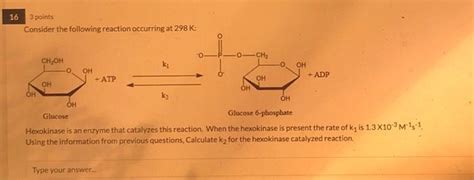Solved 3 Points Consider The Following Reaction Occurring At