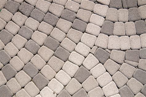 방사형 패턴이 있는 조약돌 포장 벡터 돌 포장 질감입니다 화강암 깔린 포장 배경입니다 0명에 대한 스톡 사진 및 기타 이미지