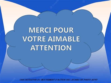 Merci Pour Votre Attention En Bleu