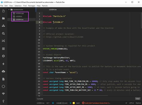Particle Dev Tips Tutorials Particle