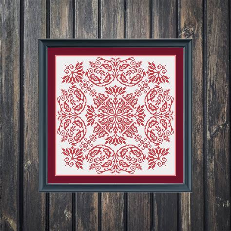 Cross Stitch Pattern Monochromatic Cross Stitch Cross Stitch Monochromatic Cross Stitch