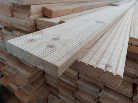 MODRZEW SYBERYJSKI Deska Tarasowa Ryflowana Drewno Naturalne 6m