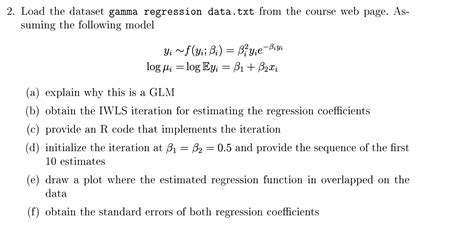 2 Load The Dataset Gamma Regression Datatxt From