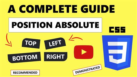 The Ultimate Guide To Css Position Absolute Youtube