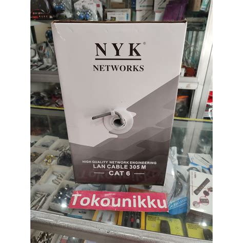 Jual Kabel Lan Nyk Cat 6 Roll Utp Nyk Cat6 Roll Shopee Indonesia